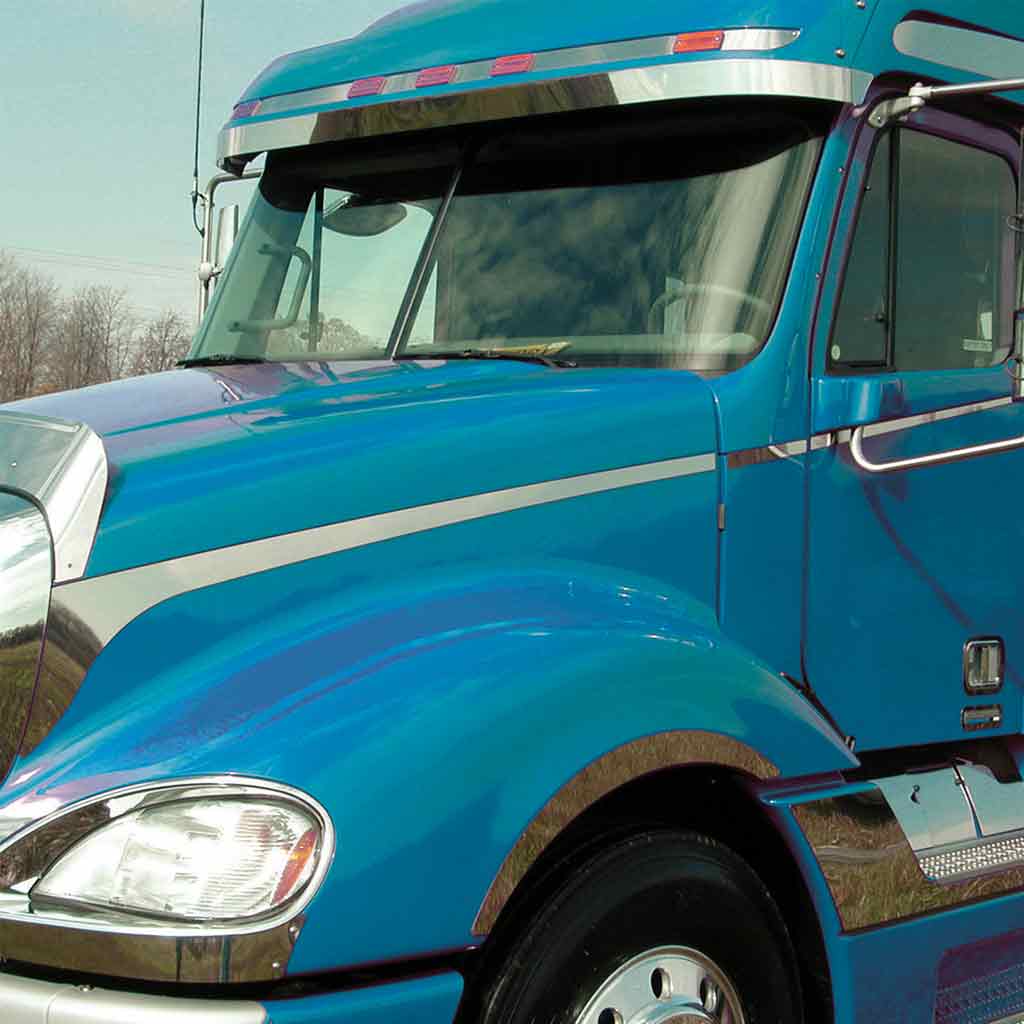 Freightliner Columbia Hood & Cab Trim Kit (All Years) – Mid Eastern Inc